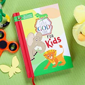 A Little God Time for Kids: 365 Daily Devotions (Hardcover)– Motivational Devotionals for Kids Ages 4-7, Perfect Gift for Children, Birthdays, Communion, and More