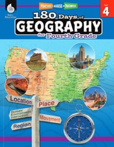 180 days™: social studies, geography for 4th grade practice workbook for classroom and home, cool and fun practice created by teachers (180 days of practice)