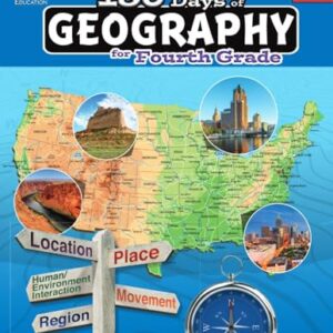 180 Days™: Social Studies, Geography for 4th Grade Practice Workbook for Classroom and Home, Cool and Fun Practice Created by Teachers (180 Days of Practice)