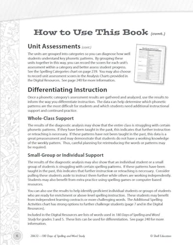 180 Days™: Reading, Vocabulary/Language for 4th Grade Practice Workbook for Classroom and Home, Cool and Fun Practice Created by Teachers (180 Days of Practice)