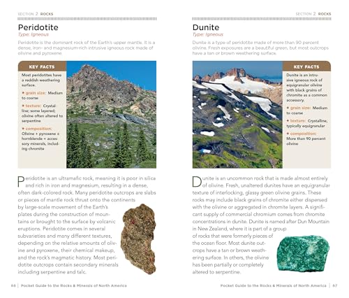 National Geographic Pocket Guide to Rocks and Minerals of North America (Pocket Guides)