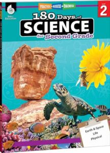 180 days™: science, earth and space science for 2nd grade practice workbook for classroom and home, cool and fun practice created by teachers (180 days of practice)