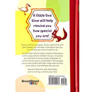 A Little God Time for Kids: 365 Daily Devotions (Hardcover)– Motivational Devotionals for Kids Ages 4-7, Perfect Gift for Children, Birthdays, Communion, and More