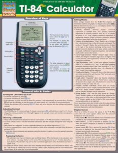 ti 84 plus calculator (quick study academic)