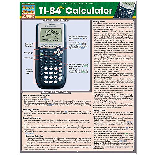 Ti 84 Plus Calculator (Quick Study Academic)