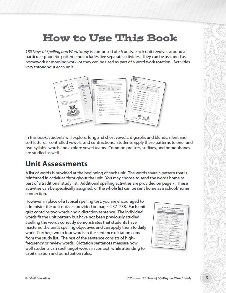 180 Days™: Reading, Vocabulary/Language for 2nd Grade Practice Workbook for Classroom and Home, Cool and Fun Practice Created by Teachers (180 Days of Practice)