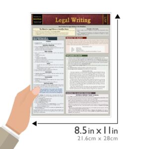 Legal Writing QuickStudy Laminated Reference Guide