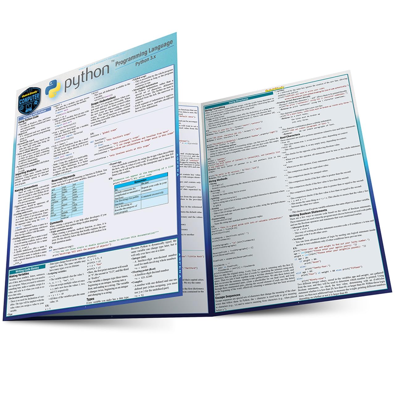 Python Standard Library: a QuickStudy Laminated Reference Guide (QuickStudy Computer)