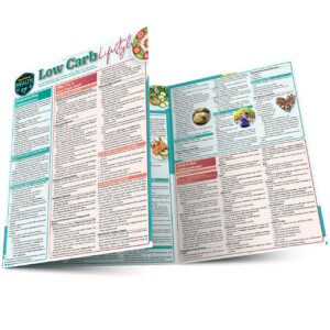 low carb lifestyle: a quickstudy laminated reference guide (quickstudy reference guide)