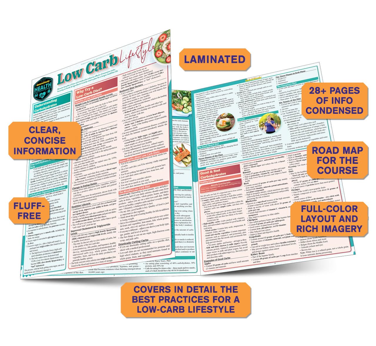 Low Carb Lifestyle: a QuickStudy Laminated Reference Guide (QuickStudy Reference Guide)