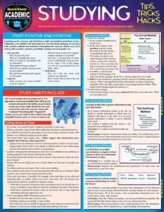 studying tips, tricks & hacks quickstudy laminated reference guide (quickstudy academic)