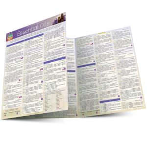 essential oils quickstudy laminated reference guide (quick study health)