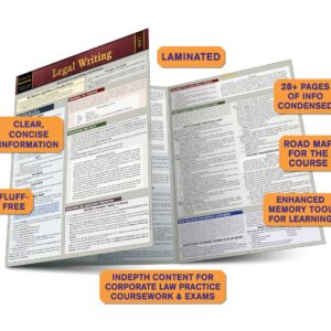 Legal Writing QuickStudy Laminated Reference Guide