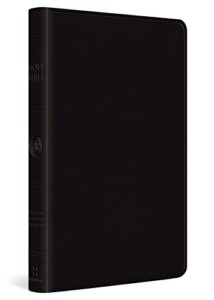 esv large print value thinline bible (trutone, black)