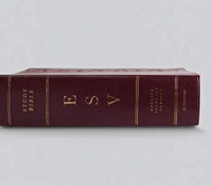 ESV Study Bible, Large Print (TruTone, Mahogany, Trellis Design)