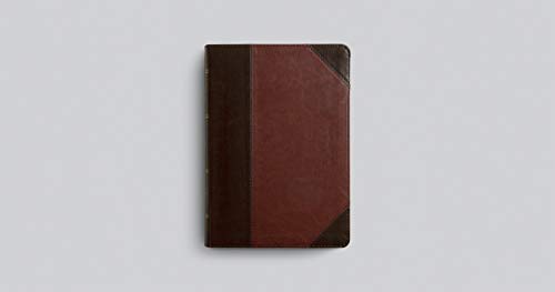 ESV Large Print Wide Margin Bible (TruTone, Brown/Cordovan, Portfolio Design)