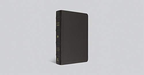 ESV Large Print Personal Size Bible (Buffalo Leather, Deep Brown)