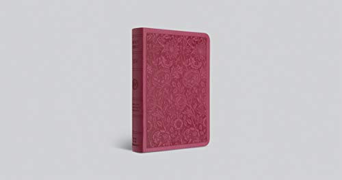 ESV Large Print Compact Bible(8 pt Lexicon type Print) (TruTone, Berry, Floral Design)