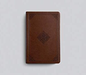 ESV Large Print Value Thinline Bible (TruTone, Tan, Ornament Design)