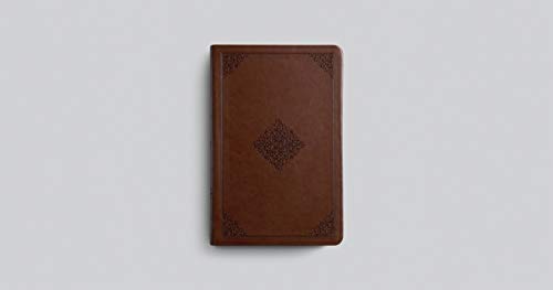 ESV Large Print Value Thinline Bible (TruTone, Tan, Ornament Design)