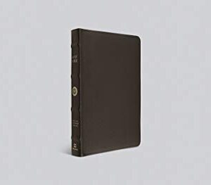 ESV Large Print Thinline Reference Bible (Brown)