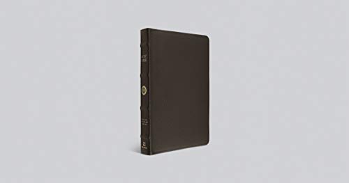 ESV Large Print Thinline Reference Bible (Brown)