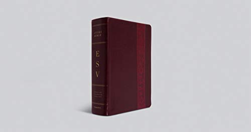 ESV Study Bible, Large Print (TruTone, Mahogany, Trellis Design)