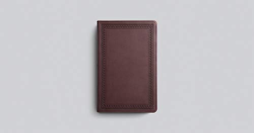 ESV Large Print Value Thinline Bible (TruTone, Mahogany, Border Design)