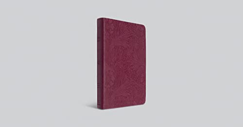 ESV Large Print Value Thinline Bible (TruTone, Raspberry, Floral Design)