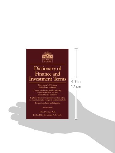 Dictionary of Finance and Investment Terms (Barron's Business Dictionaries)