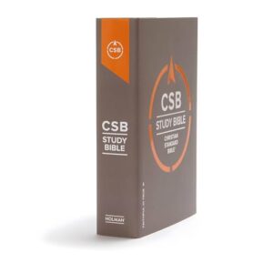 CSB Study Bible, Hardcover, Red Letter, Study Notes and Commentary, Illustrations, Articles, Word Studies, Outlines, Timelines, Easy-to-Read Bible Serif Type