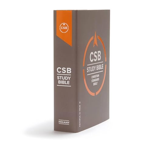 CSB Study Bible, Hardcover, Red Letter, Study Notes and Commentary, Illustrations, Articles, Word Studies, Outlines, Timelines, Easy-to-Read Bible Serif Type