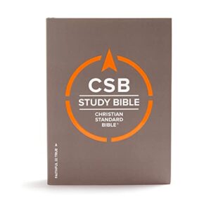 csb study bible, hardcover, red letter, study notes and commentary, illustrations, articles, word studies, outlines, timelines, easy-to-read bible serif type