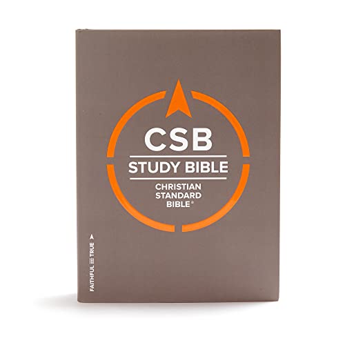 CSB Study Bible, Hardcover, Red Letter, Study Notes and Commentary, Illustrations, Articles, Word Studies, Outlines, Timelines, Easy-to-Read Bible Serif Type