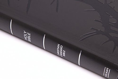 CSB Super Giant Print Reference Bible, Charcoal LeatherTouch, Indexed