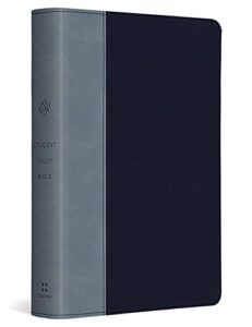 esv student study bible (trutone, navy/slate, timeless design)