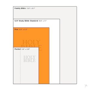 KJV Holy Bible, Pew and Worship Bible Large Print Red Letter Edition Hardcover - Ribbon Marker, King James Version, Black (KJV Pew and Worship Editions)