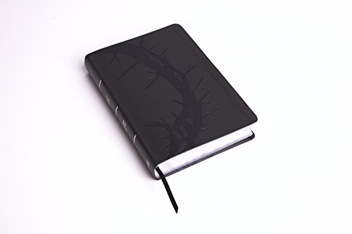 CSB Super Giant Print Reference Bible, Charcoal LeatherTouch, Indexed