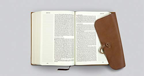 ESV Single Column Journaling Bible, Large Print (Brown, Flap with Strap)