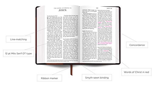 ESV Large Print Personal Size Bible (TruTone, Chestnut)