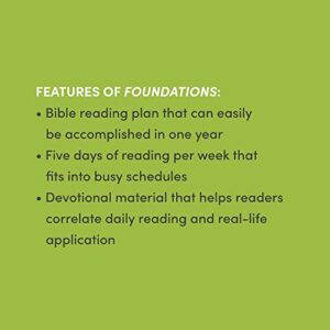 Foundations: A 260-Day Bible Reading Plan for Busy Believers (Journal) by Robby Gallaty (2015-11-01)