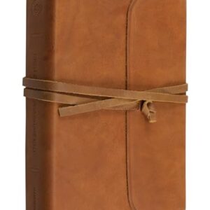 ESV Single Column Journaling Bible, Large Print (Brown, Flap with Strap)