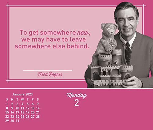 2023 Mister Rogers Day-at-a-Time Box Calendar