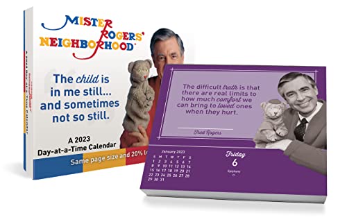 2023 Mister Rogers Day-at-a-Time Box Calendar