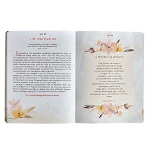 My Quiet Time Devotional - 365 Devotions for Women To Bring You Into The Peace Of The Presence of God Peach Floral Softcover Flexcover Gift Book w/Ribbon Marker