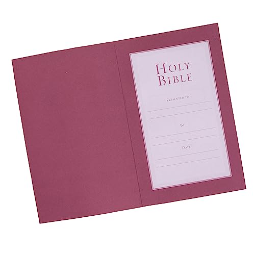 KJV Holy Bible, Gift and Award Bible - Softcover, King James Version, Burgundy (KJV Gift Award Editions)