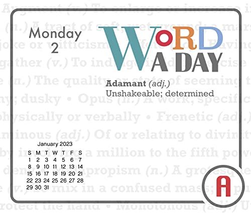 2023 Word a Day Day-at-a-Time Box Calendar