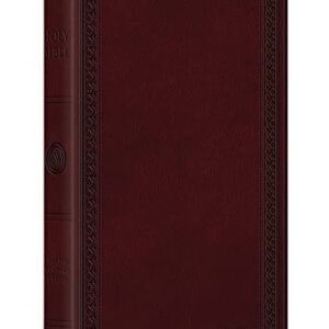 ESV Large Print Value Thinline Bible (TruTone, Mahogany, Border Design)