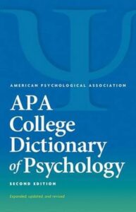 apa college dictionary of psychology (apa reference books collection)