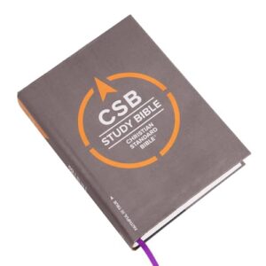 CSB Study Bible, Hardcover, Red Letter, Study Notes and Commentary, Illustrations, Articles, Word Studies, Outlines, Timelines, Easy-to-Read Bible Serif Type